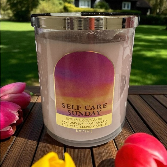 Bath & Body Works | Accents | Bath Body Self Care Sunday Candle | Poshmark